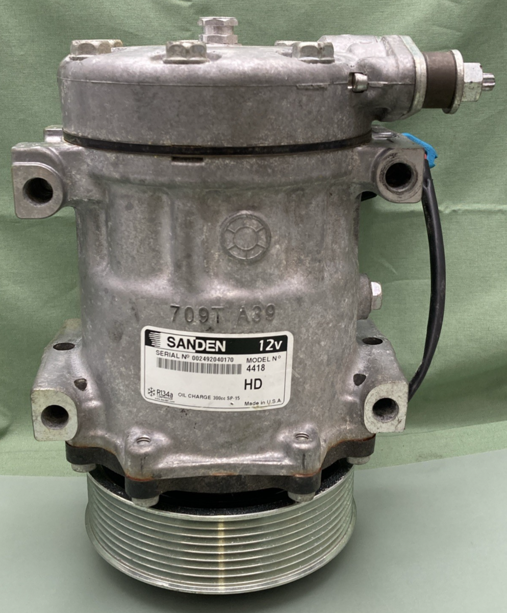 New Genuine Sanden 4418 AC Compressor – Merica Truck Parts