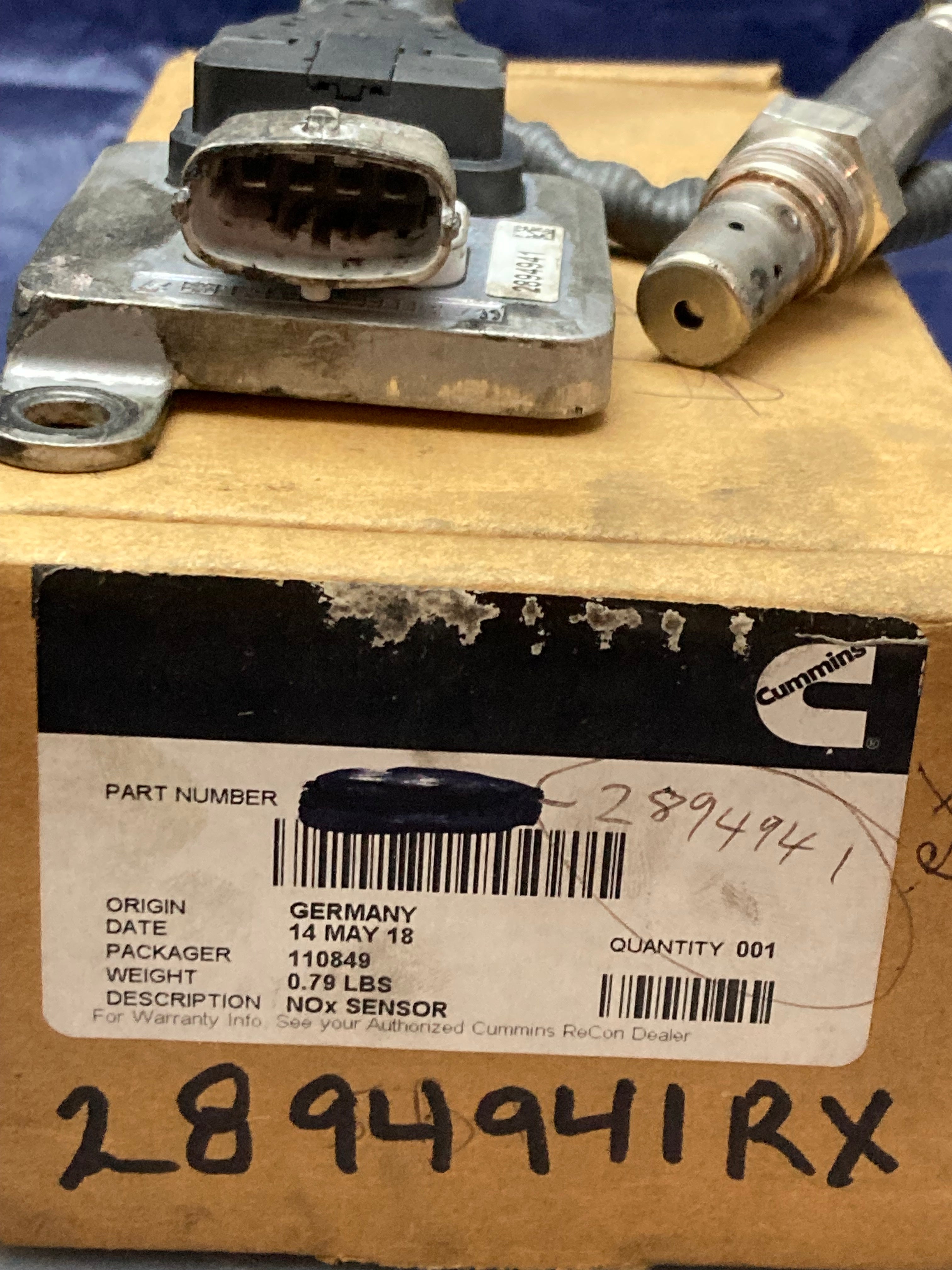 Genuine Cummins 2894941RX NOx Sensor – Merica Truck Parts