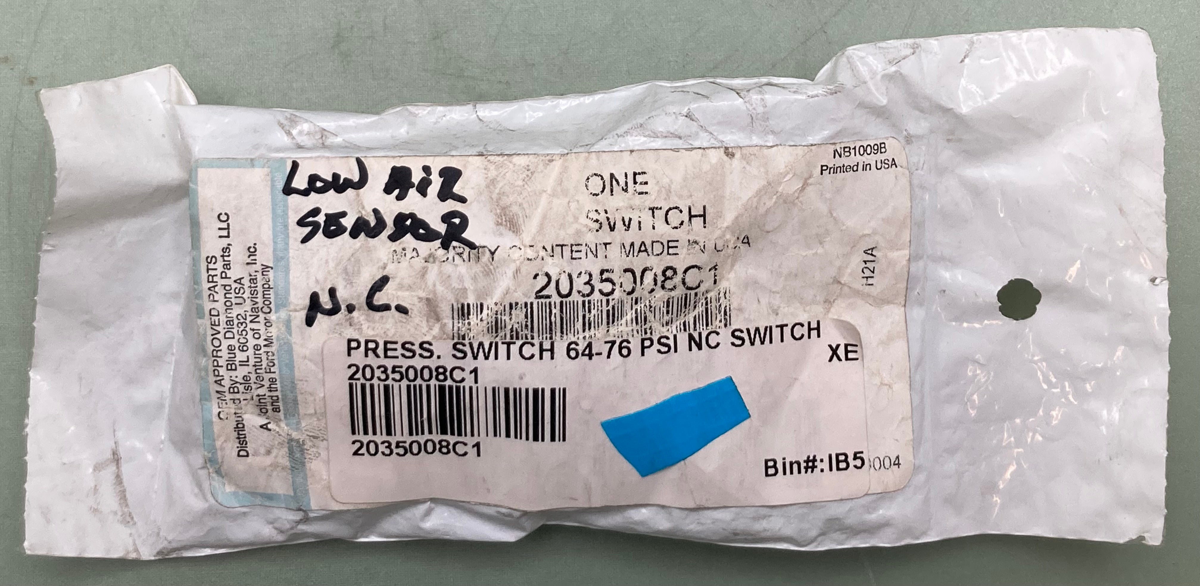 New Genuine International 2035008C1 Air Brake Pressure Switch – Merica ...