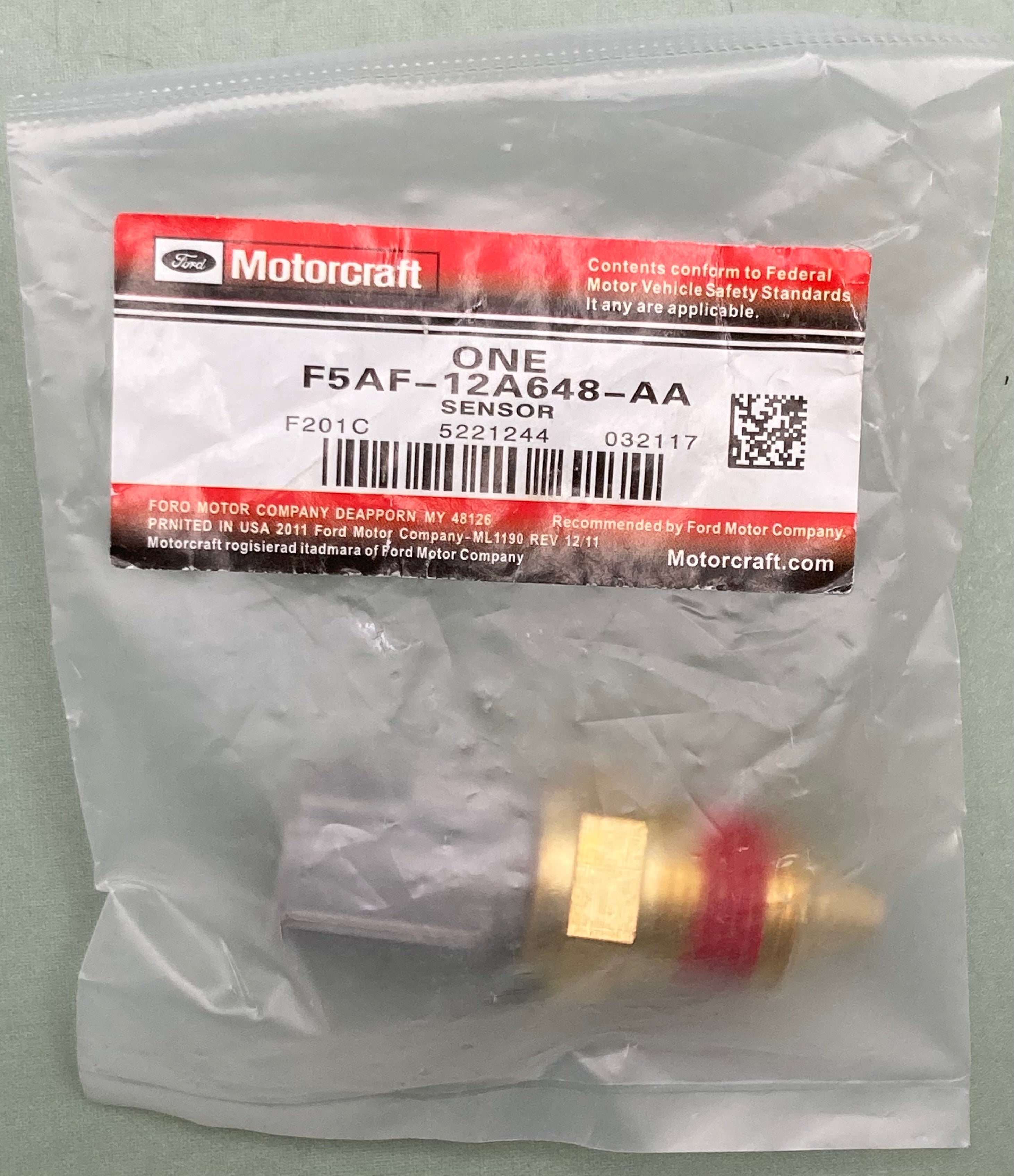 New Genuine Motorcraft F5AF-12A648-AA Temperature Sensor – Merica Truck ...